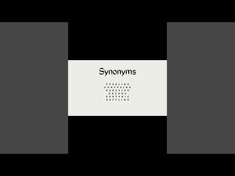 "Abstruse" pronunciation and synonyms