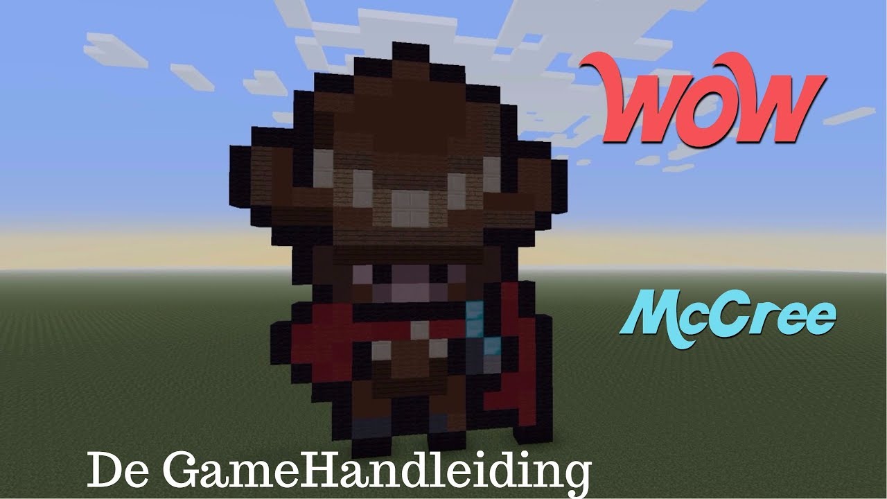 MINECRAFT PIXELART | MCCREE | SPEEDBUILD