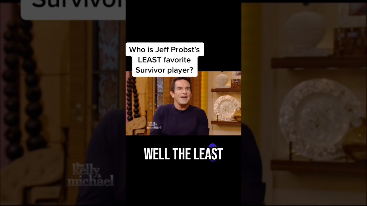 Jeff Probst’s LEAST Favorite Survivor Player!