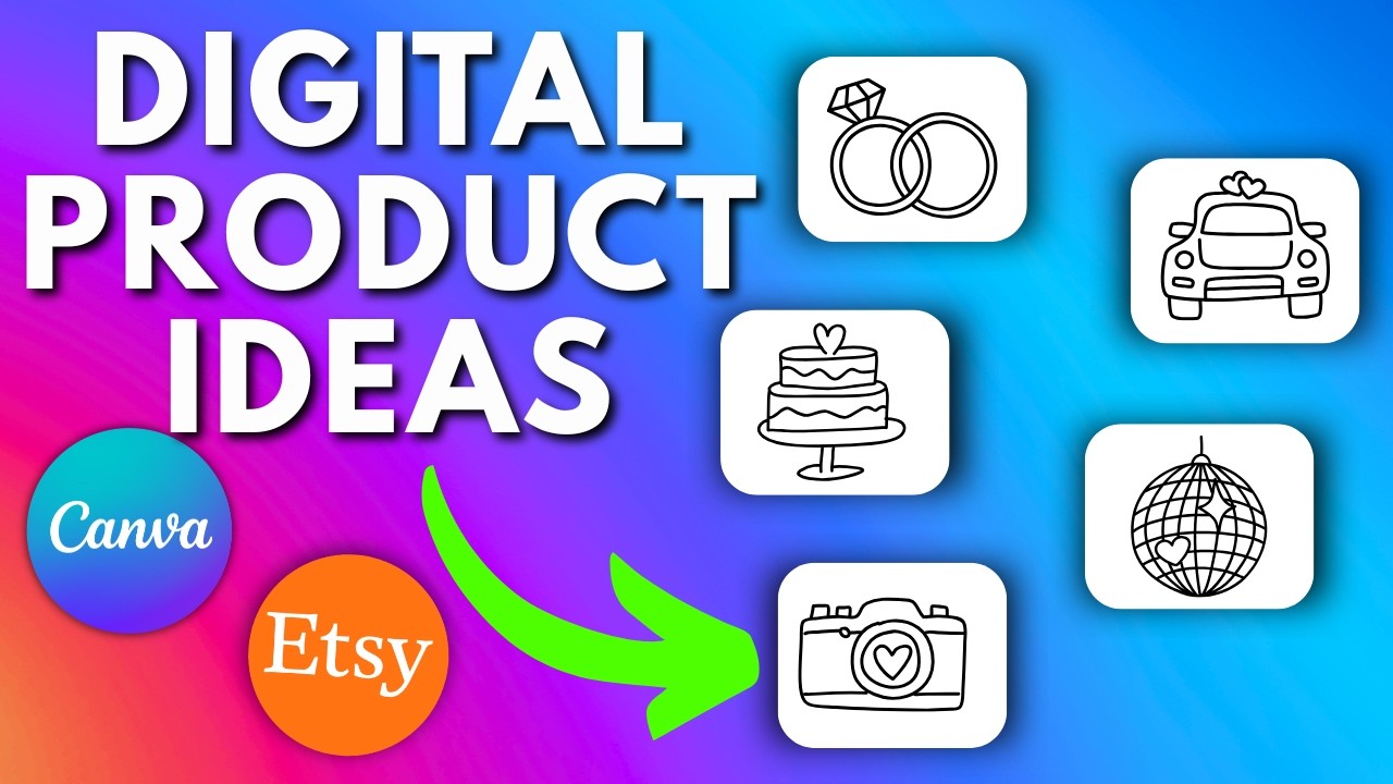 9 UNSATURATED Wedding Digital Product Downloads to Sell on Etsy for Fast $$$ in 2025!