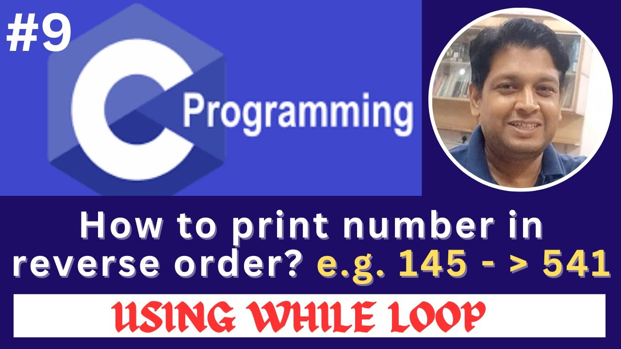 Reverse Number Program in C || C Language Tutorial  || Learn Coding || #ctutorial