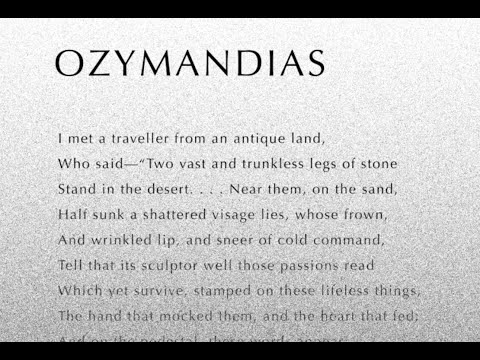 Ozymandias Graphic reinterpretation