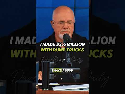 I made $3.6M with… DUMP TRUCKS! #daveramsey #shorts