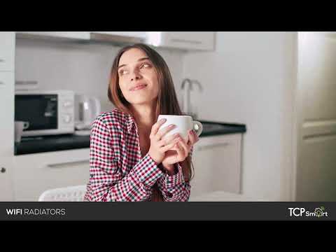 TCP Wall-mounted Smart Wi-Fi Digital Oil-Filled Electric Radiators - White
