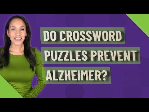 Do crossword puzzles prevent Alzheimer?