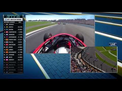 Will Power, powering his way up 7 at Indy.