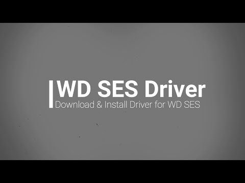 Western Digital WD SES device driver download link and installatin 2021