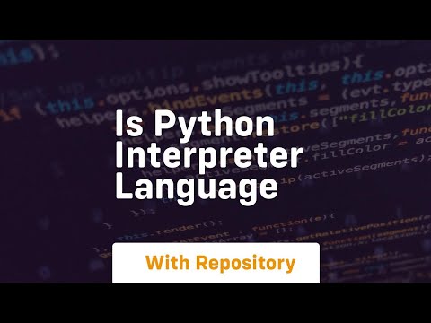is python interpreter language