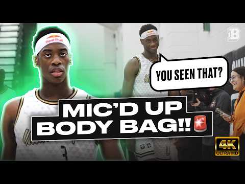 No. 1 Player AJ Dybantsa Micβd Up Drops INSANE Baseline Windmill Poster! π±π₯