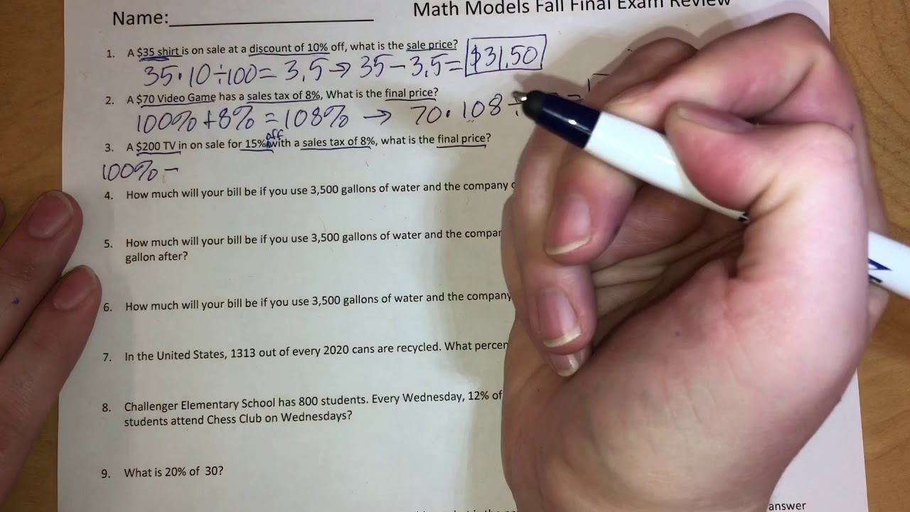 Fall 2018 Final Exam Review