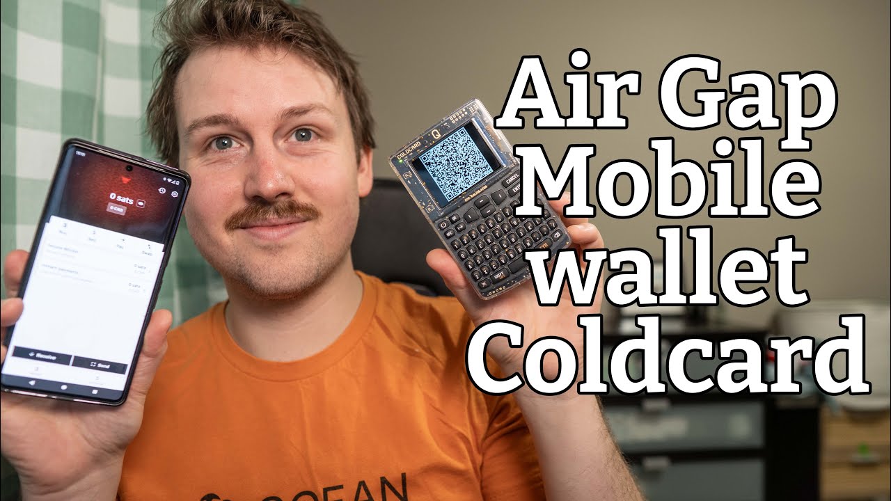 COLDCARD Q Mobile wallet QR code Air Gapped method tutorial