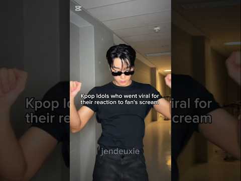 Kpop Idols who went viral for their reaction to fan's scream #kpop #ateez #straykids #seventeen