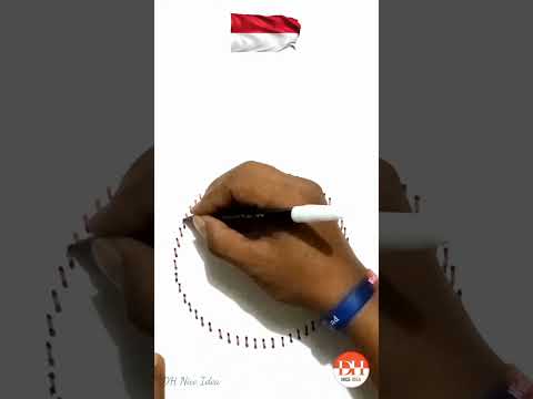 Indonesian Flag || Indonesian Independent day || Republik Indonesia Flag drawing 😄😄😊🙏🏼🙏🏼🙏🏼🙏🏼🇮🇩🇮🇩🇮🇩🇮🇩