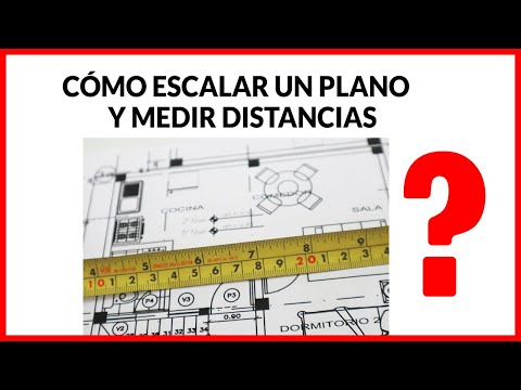 Como medir planos a escala (sin ESCALÍMETRO)