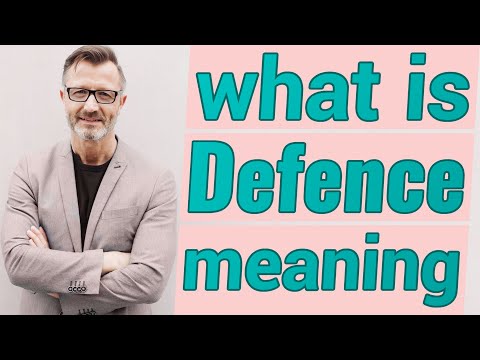 Defence | Definition of defence