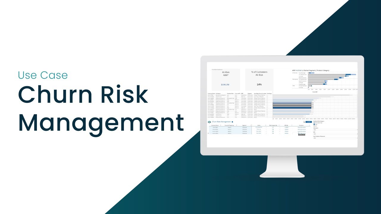 (Use Case) Churn Risk Management | Tableau Extension - Write-Back