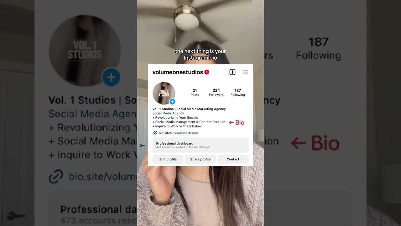 How to Optimize your Instagram Bio #shorts