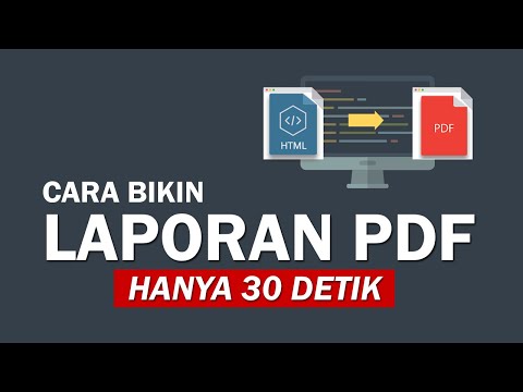 Cara Mudah Membuat Laporan PDF pada PHP dan MySQL