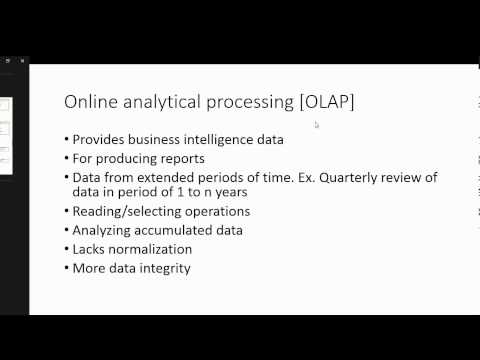 OLTP vs OLAP