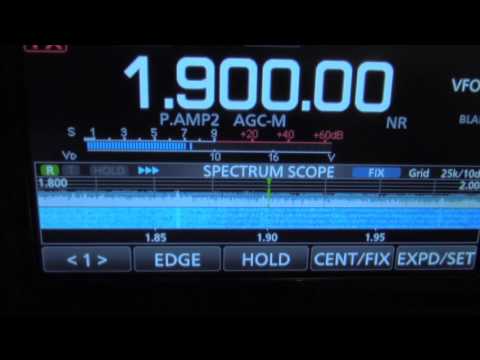 Icom IC 7300 Using External Antenna Tuner to Lower SWR