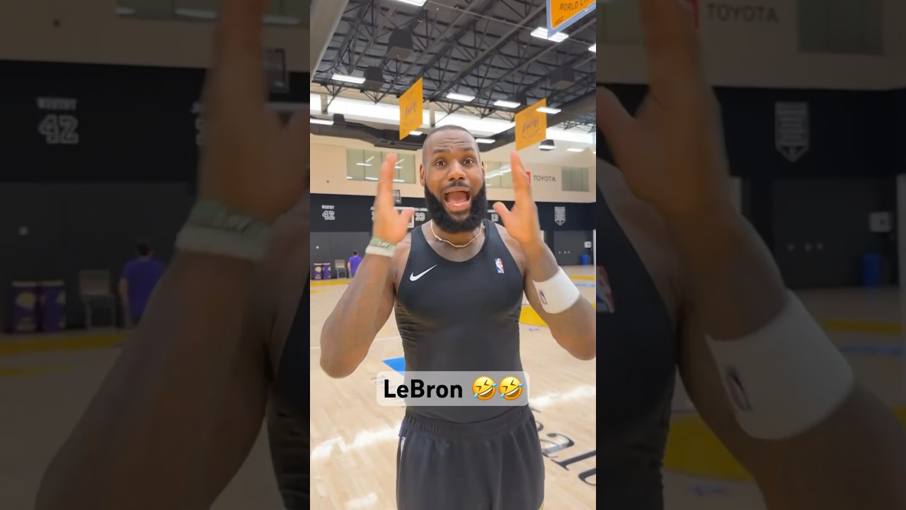 LeBron’s HILARIOUS reaction to being the oldest player in the NBA! 🤣👑 | #Shorts