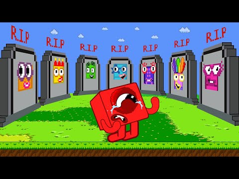 R.I.P All Numberblocks mix level up | Numberblocks Sad Story | Game Animation