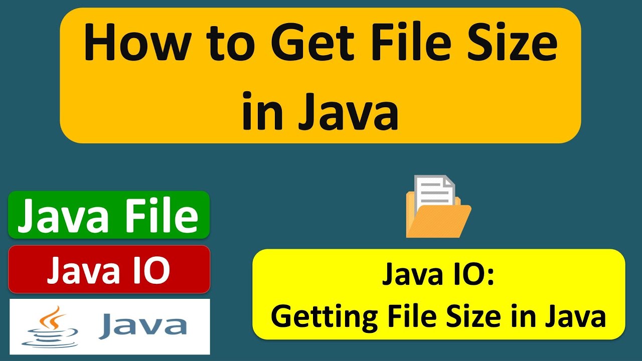 How to Get File Size in Java? | Java File | Java IO | Java Tutorial