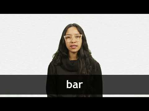 How to pronounce BAR in Latin American Spanish