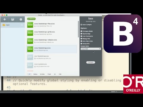 Bootstrap 4 and SASS - O'Reilly Web Programming