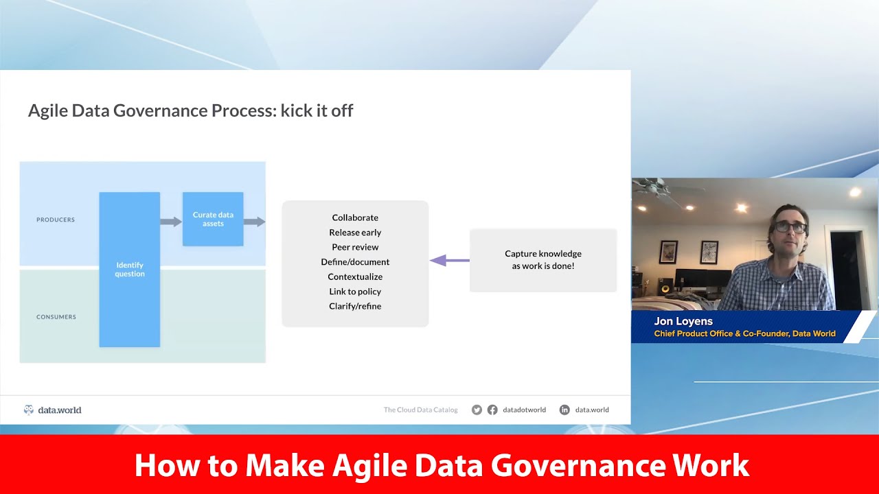 How to Make Agile Data Governance Work
