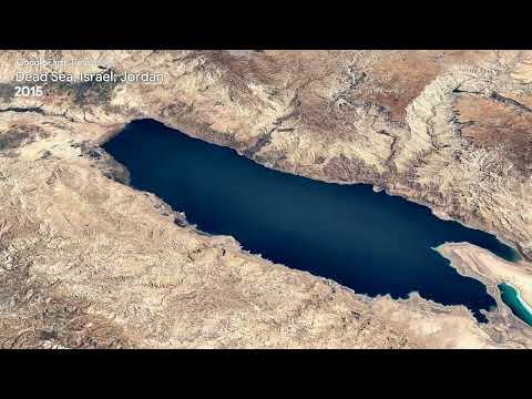Dead Sea, Israel; Jordan - Earth Timelapse