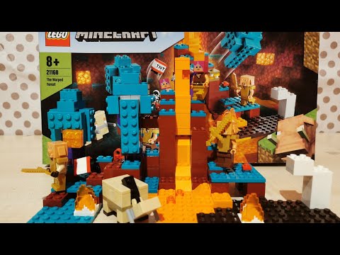 LEGO MINECRAFT The Warped forest set 21168 build and Toy Review