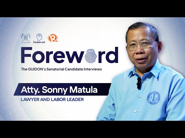 WATCH: GUIDON’s Foreword 2025 interview with Sonny Matula