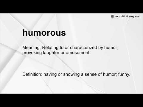 humorous Meaning