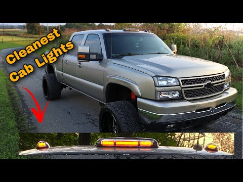 Silverado Recon OLED Cab Light Install - 2003 LB7 Duramax