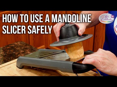 How to use a Mandoline Slicer Safely - Basic Kitchen Skills