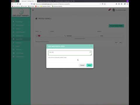 Step 3: Postal Codes (optional)
