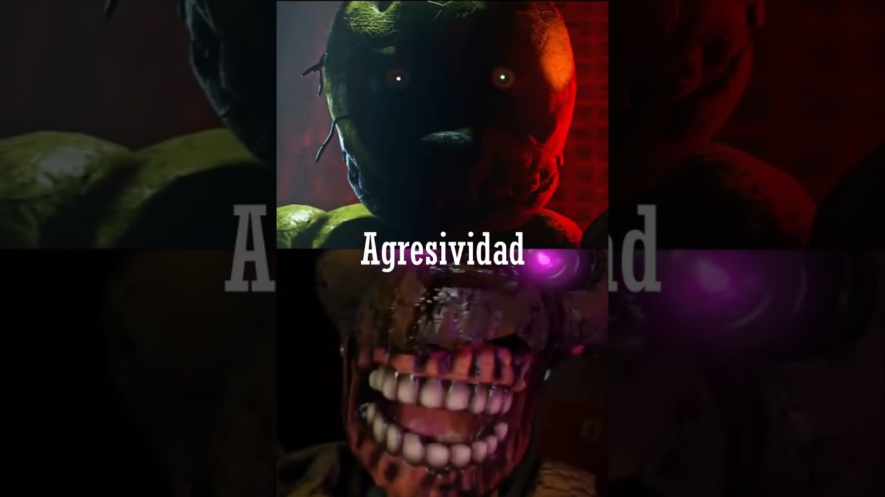 Springtrap(William Afton) vs Burntrap(The Mimic) #springtrap #burntrap #williamafton #mimicfnaf