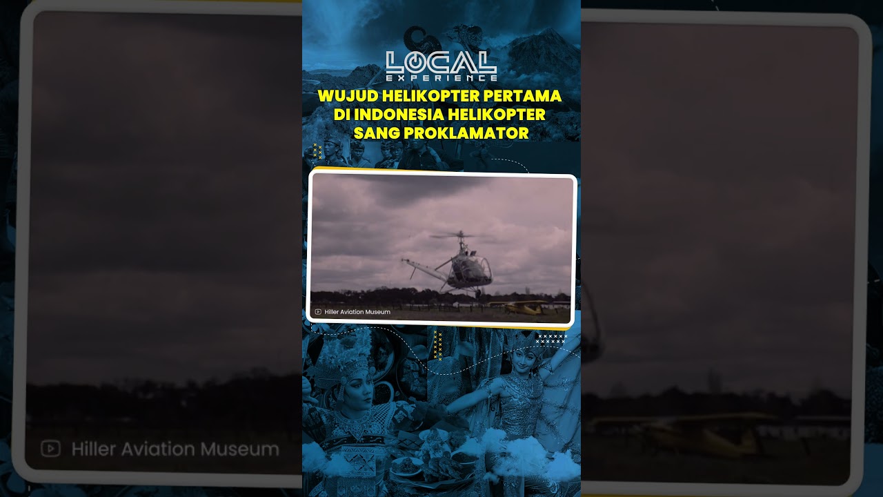 Helikopter Pertama di Indonesia, Hiller 360 Helikopter sang Proklamator ...