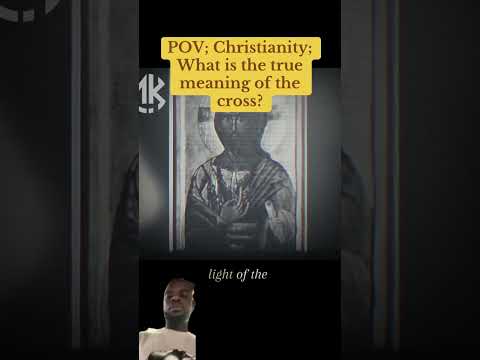 POV; Christianity; What is the true meaning of the cross?#spirituality #faith #mindfulness #healing