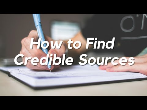 Finding Credible Sources to Research: Tips and Tricks for Finding Quality and Reliable Information