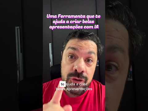 Uma Ferramenta que te ajuda a criar belas apresentaçÔes com IA