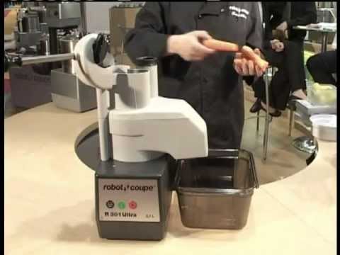 Robot Coupe R301 Ultra Food Processor Demonstration.