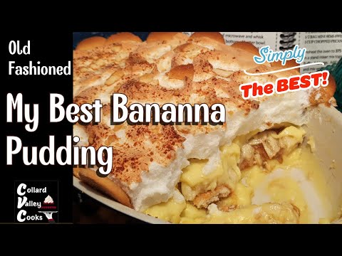 The BEST Banana Pudding - Homemade NO Instant Pudding - Step by Step - How to Cook Tutorial