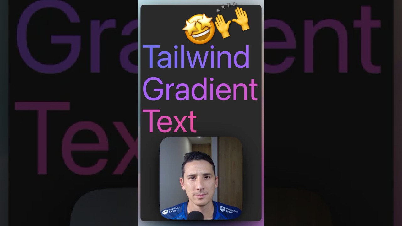 Tailwind CSS Gradient Text Tutorial #tailwindcss #coding #programming #css #tailwind