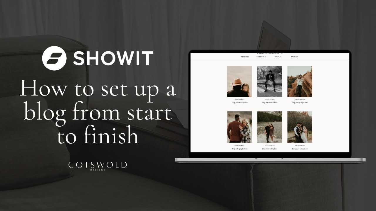 How to set up a blog on Showit start to finish