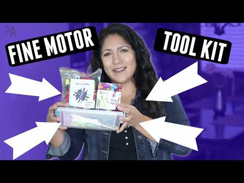 KIDS FINE MOTOR SKILLS - How to Make a FINE MOTOR TOOL KIT