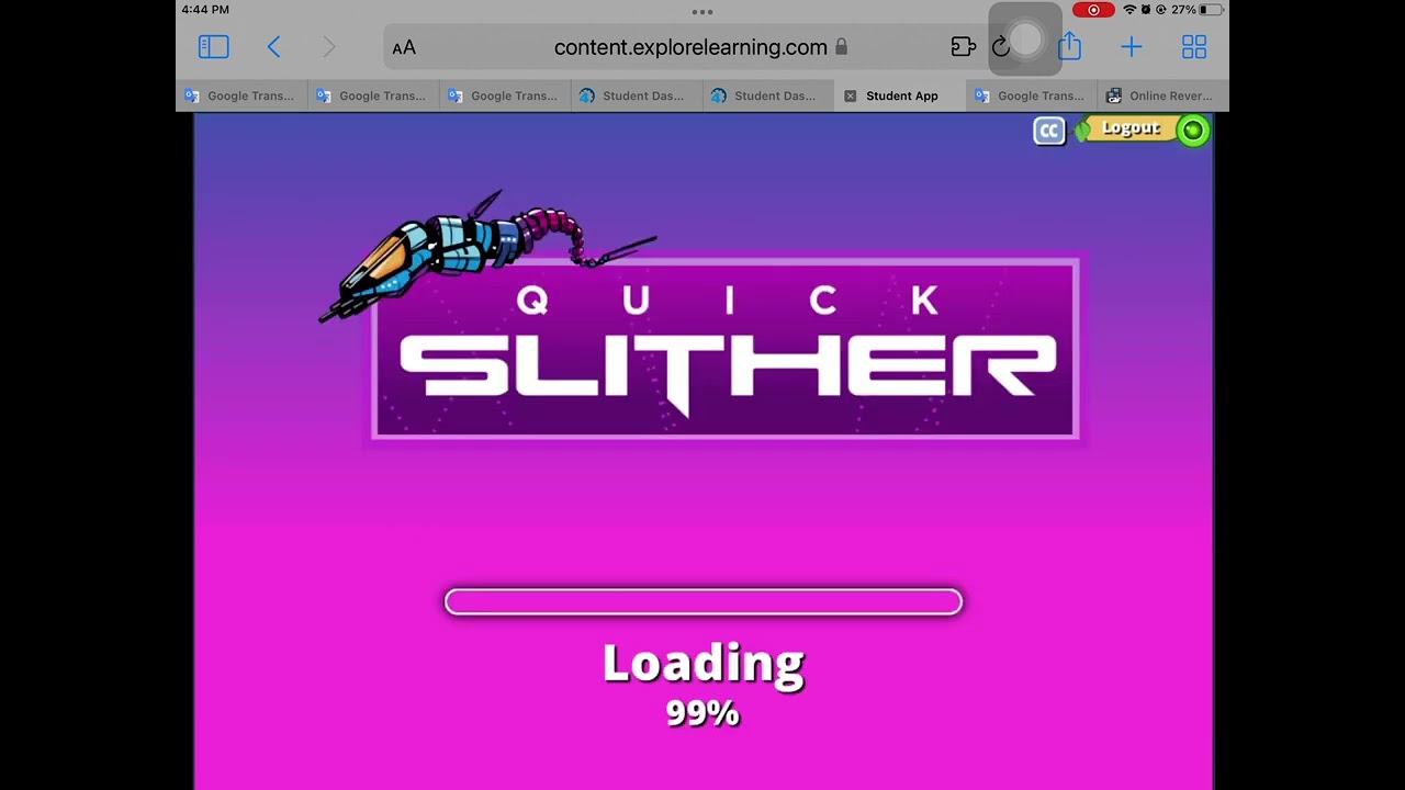 Reflex Math 3: Quick Slither