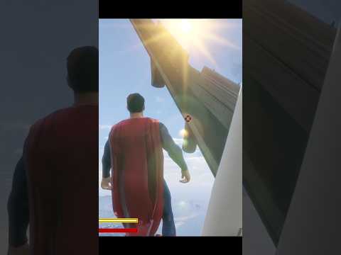 GTA V: Superman Vs Plane | Pt 2 #gta5gameplay #shorts #michael #trevor #superman