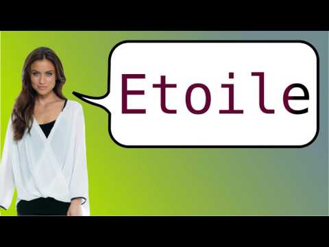 How to say 'etoile' in French?